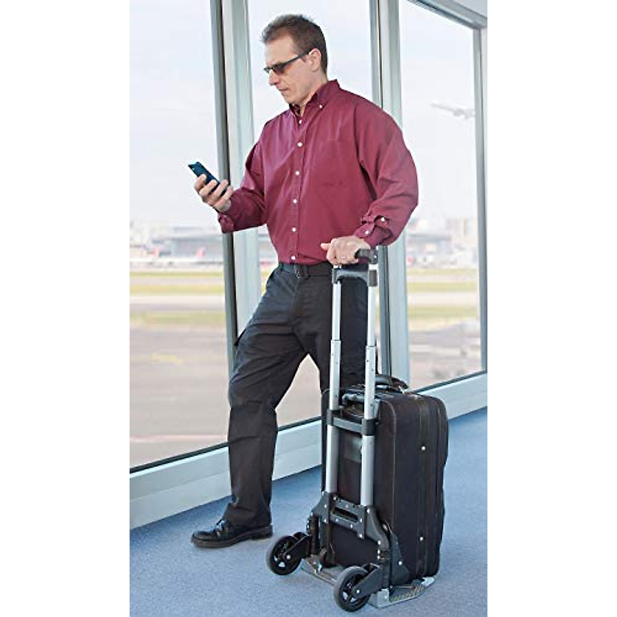 Liberty Industrial 10001 Folding Luggage Hand Truck