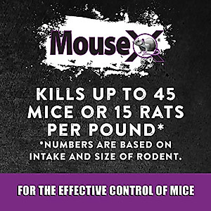 MouseX Throw Packs- For All Species of Rats and Mice. Safe Around Pets