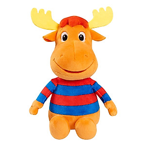Backyardigans 7-inch Small Bean Plush Stuffed Animal, Tyrone, Moose, Bean Filled Bottom, Kids Toys for Ages 3 Up by Just Play