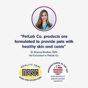 PetLab Co. Itch Relief Salmon Chews – Delicious Salmon Flavor - Support for Dry, Occasionally Itchy Skin & Coats – Expertly Formulated