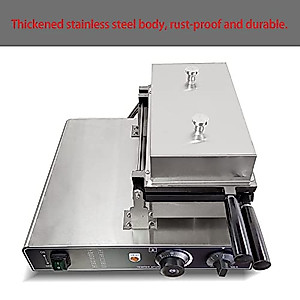 Mvckyi Commercial 3 PCS Abalone Shape Electric Waffle Maker with removable plates, Non Stick Vagina Waffle Machine Hot Dog Baker, Strange Shape Sausage Female Pussy Grill Waffle Baker for Party Snack Food