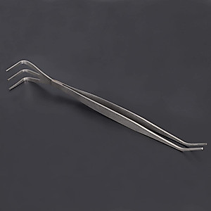 KIKYO Bonsai Root Rake + Tweezers, 2 in 1 Stainless Steel Bonsai & Gardening Tool Soil Bonsai Tree for Outdoor, default, Defult