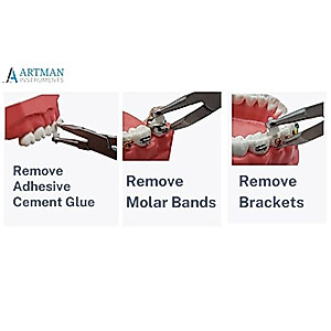 Orthodontic Adhesive Removing Pliers, Cement Removing Pliers Brand Removing Pliers ARTMAN Brand by Wise Linkers