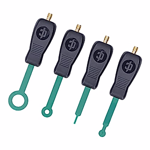 Kadimendium 4Pcs Near Field Probe EMI EMC Pre Certified Magnetic Field Test Tool Magnetic Field Probes Set 30MHz‑3GHz KCR20B Magnetic Field Antenna