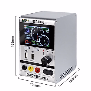 BST-3006S 30V 6A DC Power Supply Adjustable Digit Display Mini Laboratory Power Supply Voltage Regulator for Phone Repair