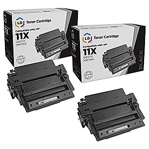 LD Products Compatible Toner Cartridge Replacement for HP 11X Q6511X High Yield (Black, 2-Pack)