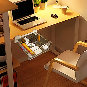 Pull Out Under the Shelf Drawer For Kitchen Cabinets | Easy To Install Cabinet Caddy Tea Coffee Cookware Organizer | Convert Your Pantry Shelf With Drawers Adding Storage Space To Your Cupboard.