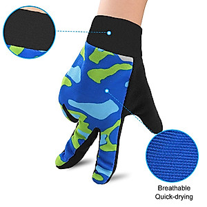 Accmor Kids Cycling Gloves, Kids Fishing Gloves, 4-10 Years Boys Girls Kids Sport Gloves, Breathable Non-Slip Full Finger Gloves for Child Cycling Climbing Riding Biking Outdoor Sports