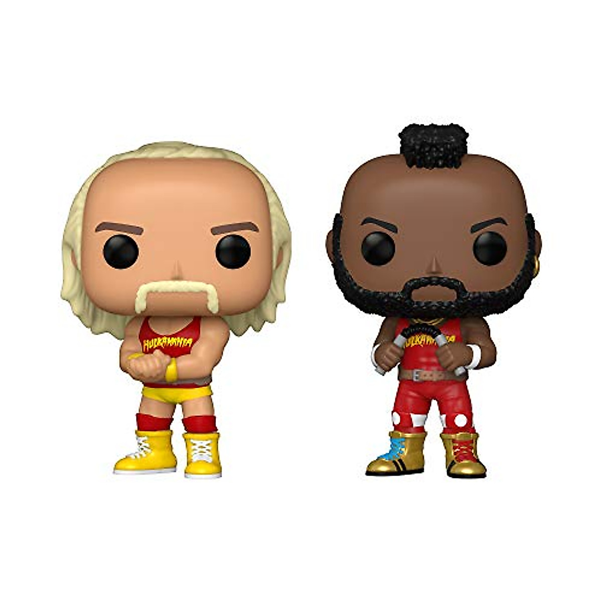 Funko Pop! WWE - Hulk Hogan & Mr. T, Hulkamania 2 Pack, Amazon Exclusive (51720)