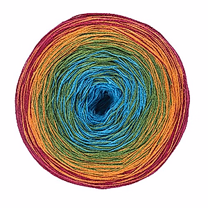 RED HEART Wrap Rainbow, Fiesta Yarn