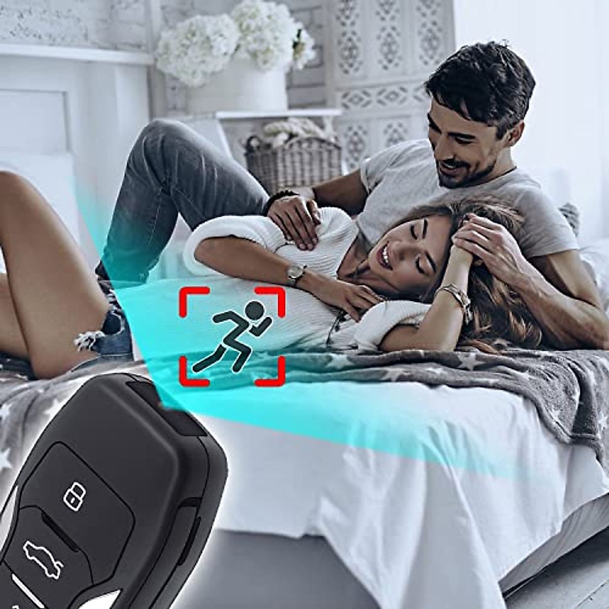 ClODGDGO 64GB Spy Camera Car Key,360 Minutes Battery Life Mini, Nanny Cam Hidden Camera with HD 1080P,Surveillance & Security Cameras