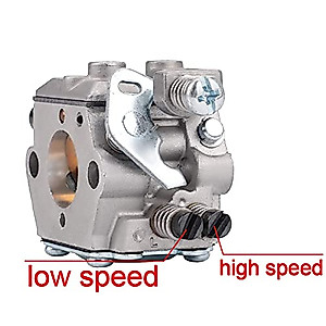 Hipa MS250 Carburetor for STHIL 025 023 021 MS210 MS210C MS230 MS230C MS250C Chainsaw w Tune Up Kit Air Filter Fuel Line