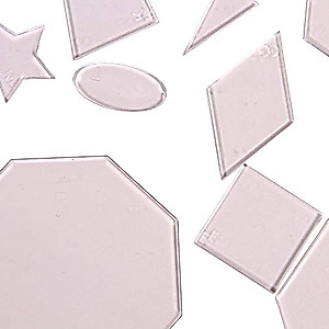 Clear Plastic Tracing Shapes
