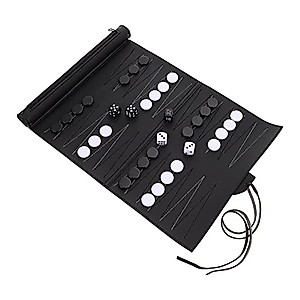 STOBOK Travel Accessories Travel Accessories Travel Accessories Backgammon Chess Board Travel Backgammon Get The Games Out Backgammon Roll Up Backgammon Chessboard Roll Up Chessboard Travel Set