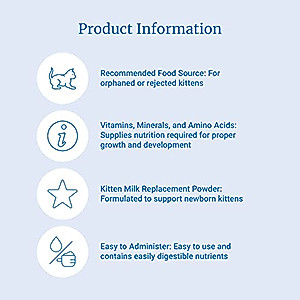 PetAg Petlac Milk Powder for Kittens - Kitten Formula Milk Replacer with Vitamins, Minerals, and Amino Acid - 10.5 oz