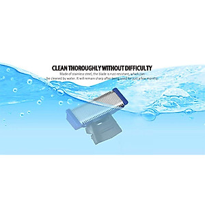 Replacement Heads for Old Version of Microtouch Solo Mens Shaver Electric Micro Trimmer (Pack of 6)