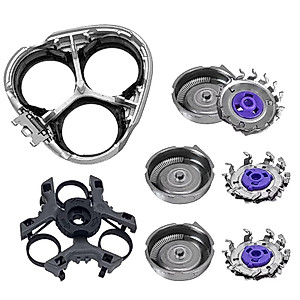 Full Set of Replacement Shaver Head for Philips Norelco AT830, AT875, AT880, AT895, AT920, AT921, AT940, PT870, PT920, PT925