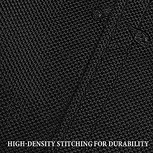 Izzybang 2/3 Seat Patio Swing Cover Chair Bench Replacement Cover for Swing Seat Waterproof Heavy Duty Swing Seat Cover, (L) x (W) 50.00 x 41.33 inch