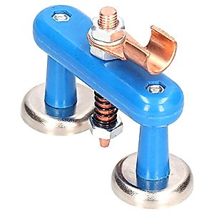 Magnetic Welding Support Clamp Blue Sturdy Strong Suction Convenient Operation Welding Magnet Head