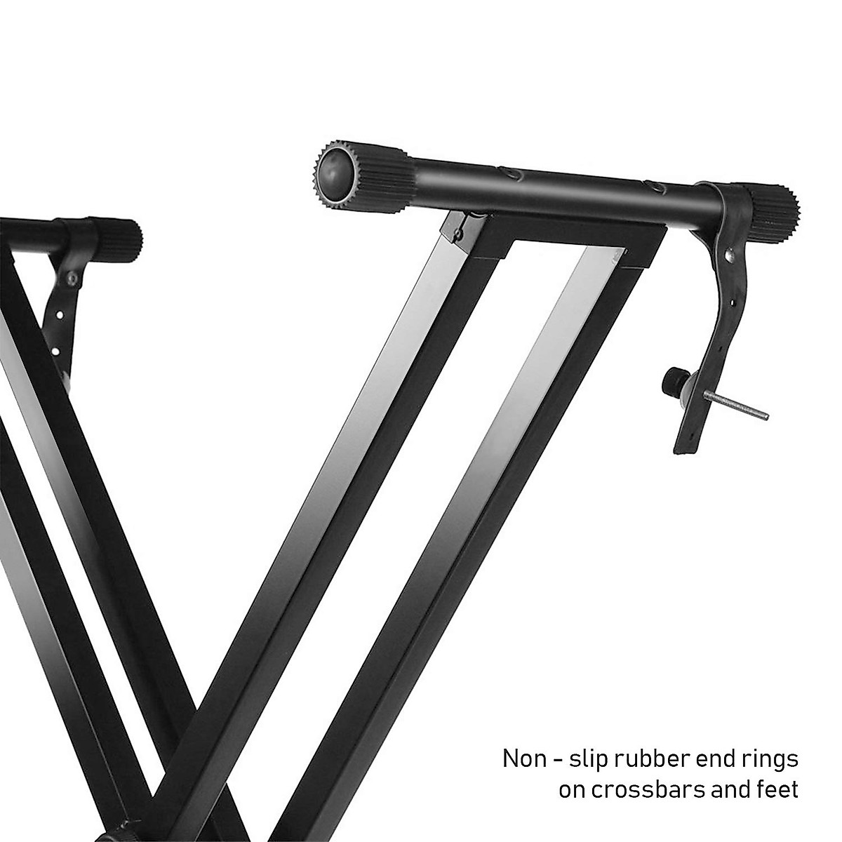 PARTYSAVING Pro Series Adjustable X Style Piano Keyboard Heavy Duty Premium Stand (Double-Braced X Style Keyboard)