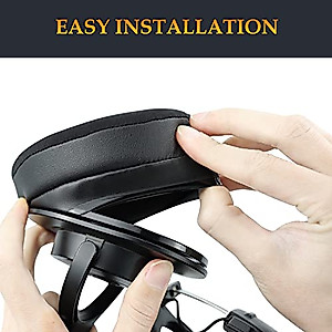 SOULWIT Cooling Gel Replacement Earpad for Audio-Technica ATH M50X/M40X, HyperX Cloud/Alpha, SteelSeries Arctis, Ear Cushion for Sony MDR-1ABT/1RBT/1RNC/7506, Turtle Beach Stealth 420X/600 & More