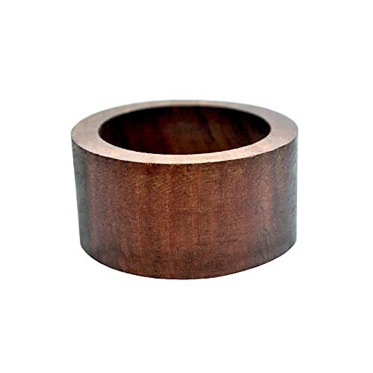 Nirvana Class Handmade Wood Napkin Ring Set with 12 Napkin Rings - Artisan Crafted in India