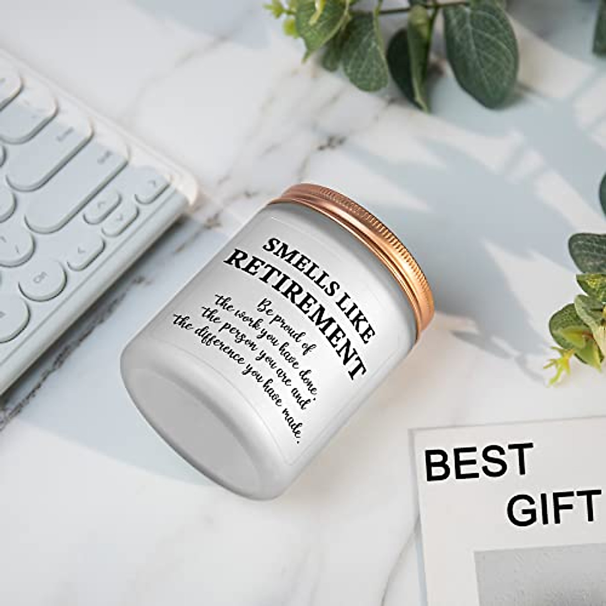 Scented Candles Retirement Gifts for Women or Men, Best Happy Retirement Gift for Mom Sister Grandma Her Friend Coworker Teacher Boss Employee Retire Presents, Lavender