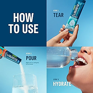 Liquid I.V.® Hydration Multiplier® +Kids - Crisp Red Apple - Hydration Powder Packets | Electrolyte Powder Drink Mix | Convenient Single-Serving Sticks | Non-GMO | 8 Servings (Pack of 2)