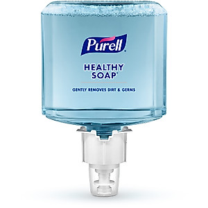 PURELL Brand HEALTHY SOAP Foam, Fresh Scent, 1200 mL Refill for PURELL ES6 Automatic Soap Dispenser (Pack of 2) - 6477-02 - Manufactured by GOJO, Inc.