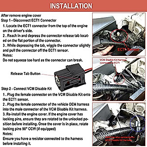 VCM Muzzler Harness Disable Kit Fit for Honda Acura Pilot Accord Ridgeline Odyssey Muzzle, for Honda 3.5L V6 Engine with VCM