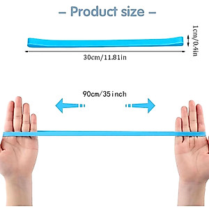 Beach Towel Bands, 6 Pcs 35 Inch Silicone Elastic Clips for Fastening Beach Chair Towels and Cruise Essentials (6)