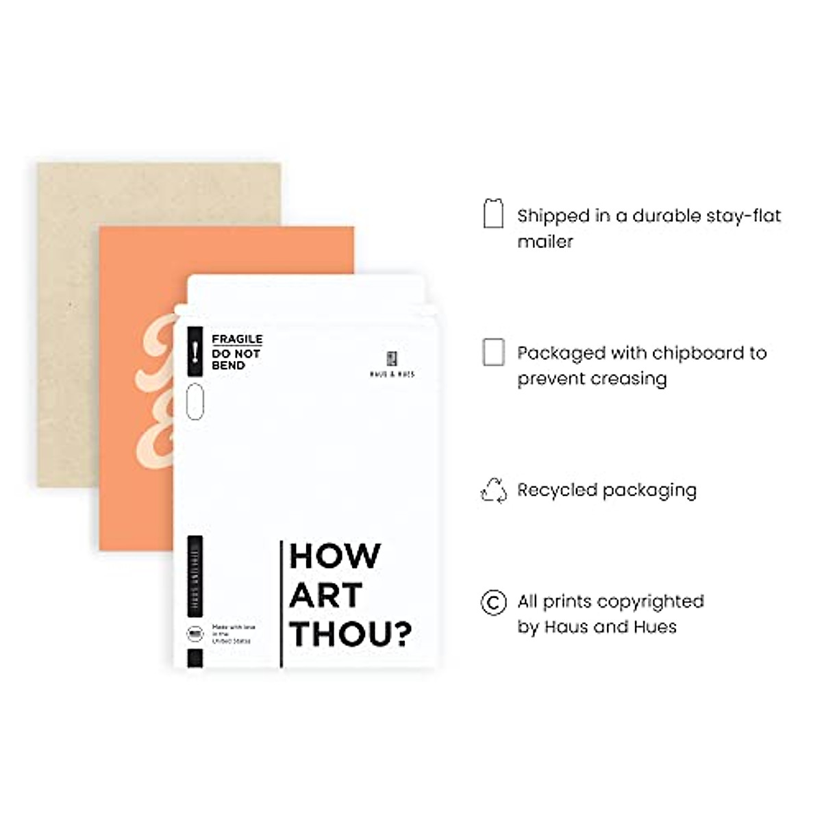 HAUS AND HUES Relax Sign Peach Pictures for Room - Cute Quote Posters & Inspirational Wall Art for Girls | Relax Wall Decor, Take It Easy Poster, Quote Aesthetic Posters, Peach Art UNFRAMED 12" x 16"