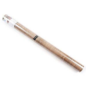 ROSEROSA Peel and Stick PVC Faux Wood Self-Adhesive Wallpaper Covering Counter Top Shelf Liner Oak (WD169 : 2.00 Feet X 6.56 Feet)