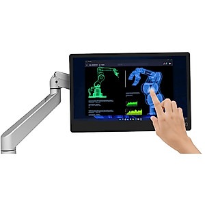 Gechic 13.3" T131A Industrial Touch Monitor, HDMI, USB-C Built-in Gain IC Long Transmission,VESA Mount,10-Finger high Immunity Touch,True-Flat Touchscreen for Embedded Device POS/Kiosk/Automation