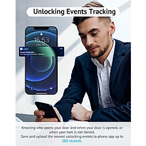 LaView Smart Lock + Connect Wi-Fi Bridge, Enabled Connect WiFi & Bluetooth Smart Door Lock, Wireless & Keyless Entry Door Lock, Fits Your Existing Deadbolt, Compatible with Alexa & Google Assistant