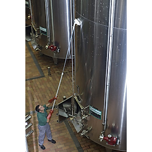 Vikan, White Handle,Telescopic,62"-113",AL, 2975