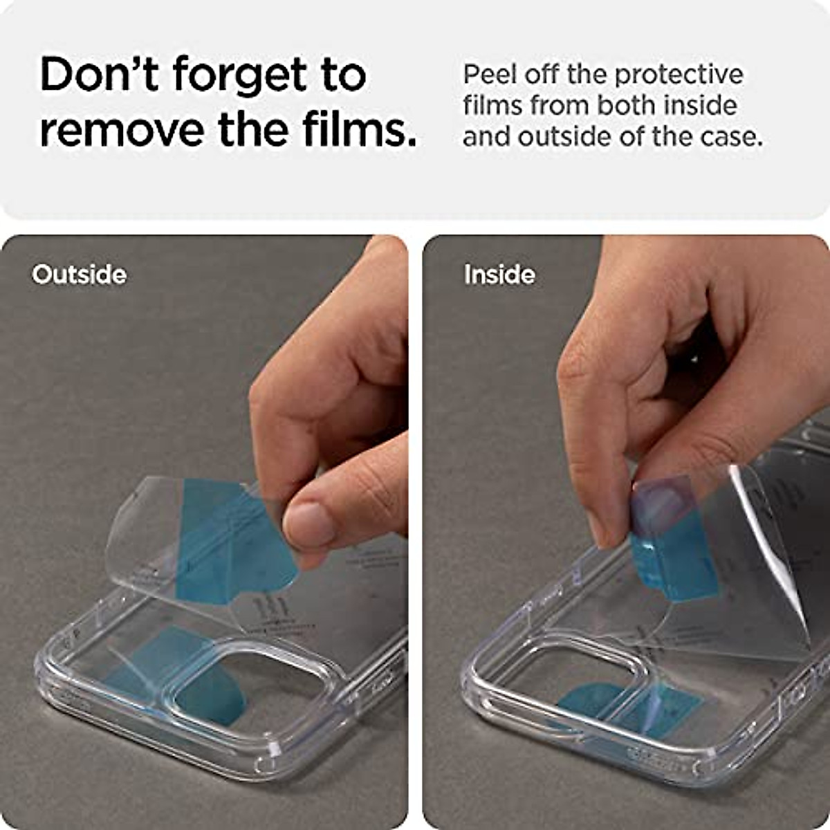 Spigen Ultra Hybrid [Anti-Yellowing Technology] Designed for iPhone 13 Pro Max Case (2021) - Crystal Clear