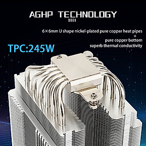 Thermalright Peerless Assassin 120 CPU Air Cooler, 6 Heat Pipes, Dual 120mm TL-C12 Fans, Aluminium Cover, AGHP Heatsink Technology, for AMD AM4/AM5/Intel LGA 1700/1150/1151/1155/1156/1200