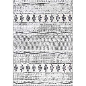 nuLOOM Araceli Modern Tribal Area Rug, 3' x 5', Grey