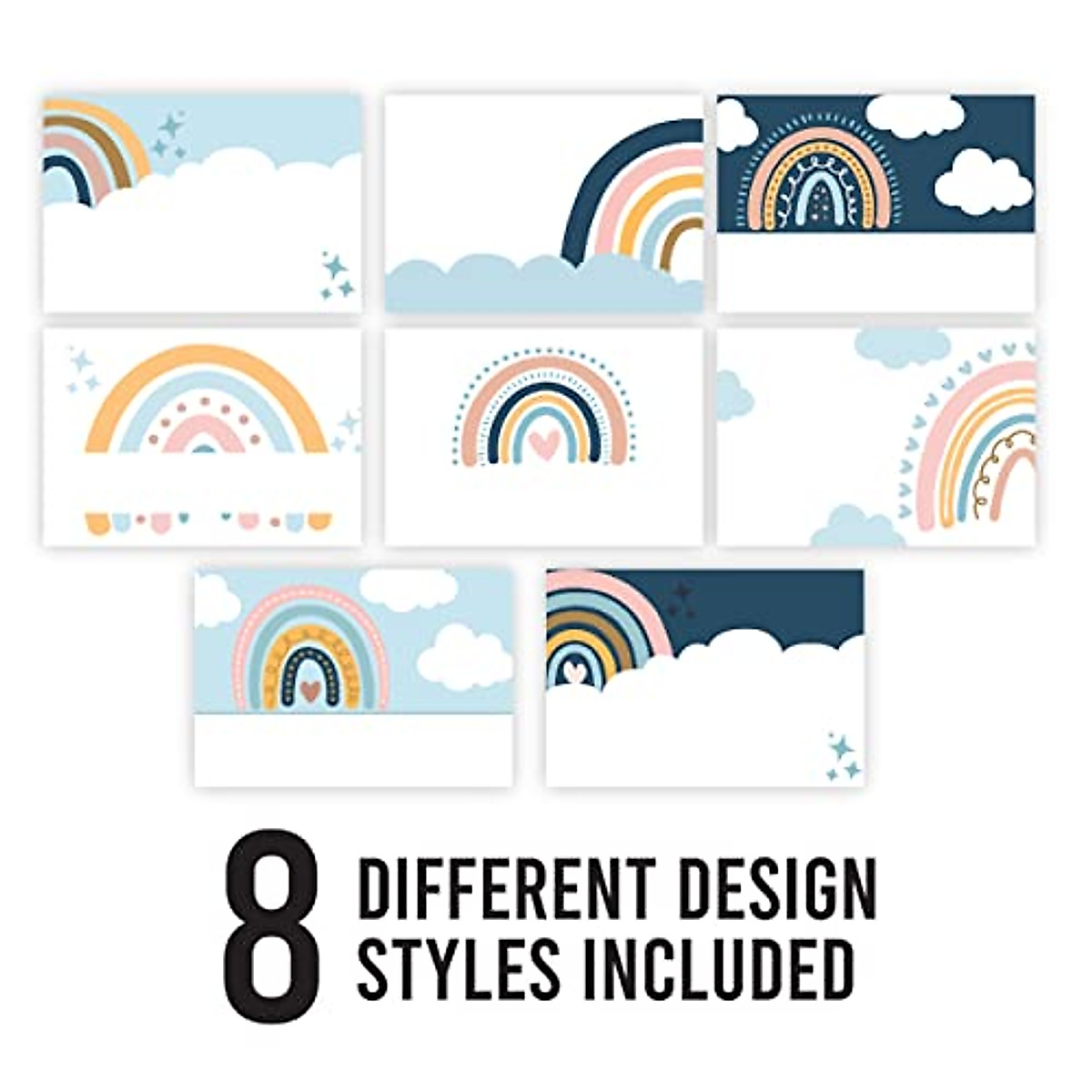 Hadley Designs Boho Rainbow Name Tags for Kids & Classrooms