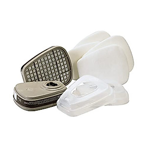 3M Organic Vapor Replacement Respirator Cartridge 6001PB1-3, For use with 3M 6000, 6500 and 7500 Series Facepieces, 3-Pairs