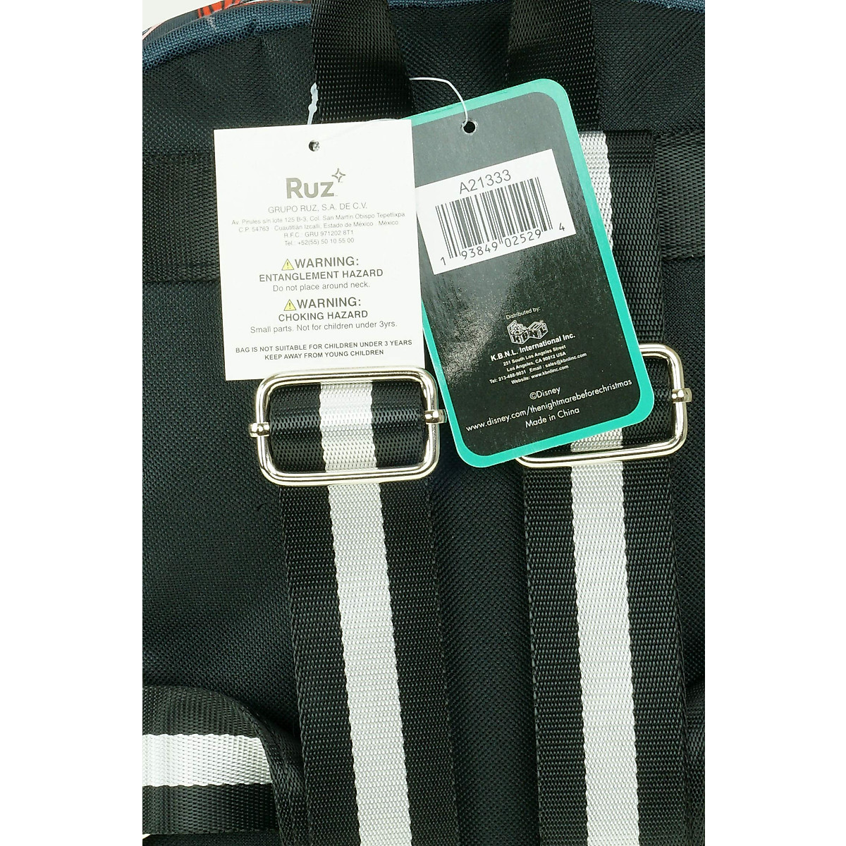 KBNL Nightmare Before Christmas 12inch Deluxe All Over Print Daypack A21333 Medium