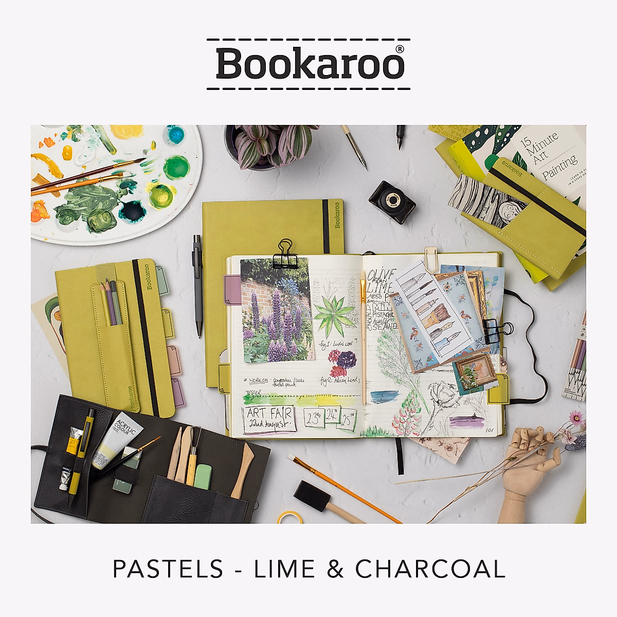 IF Bookaroo Pen Pouch - Lime