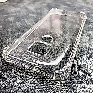 Ytaland for Moto G Play 2021 Case (Not for Moto G Play 2020),with 2 x Tempered Glass Screen Protector. (3 in 1) Crystal Clear Silicone Shockproof TPU Bumper Protective Phone Case Cover