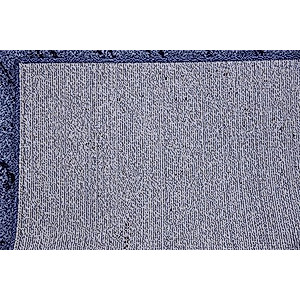 Unique Loom Del Mar Collection Area Rug - Jennifer (7' 10" x 10' Rectangle, Blue/ Navy Blue)