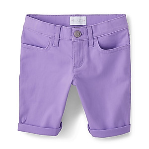 The Children's Place,Solid Skimmer Shorts,Iris Pop,12