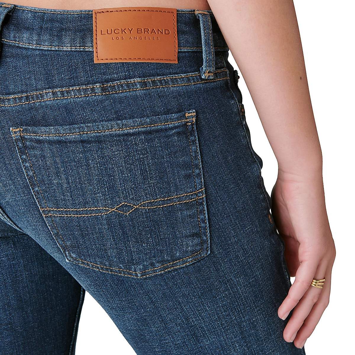 Lucky Brand Women's Mid Rise Sweet Bootcut Jean, Agate, 26 x32