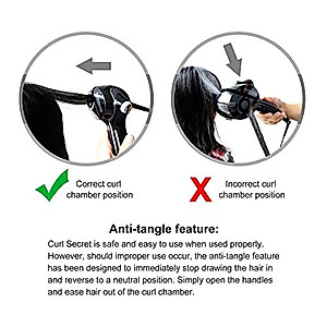 Hann® Hair Curler,LCD Pro Salon Automatic Hair Curling Curler Ceramic Roller Wave Machine Styler (LCD Automatic Curler, Black)