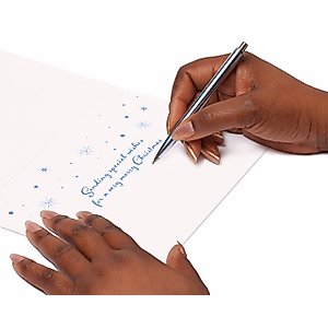 Papyrus Boxed Christmas Cards with Envelopes, Designed by House of Turnowsky, Special Wishes, Christmas Trees (14-Count)