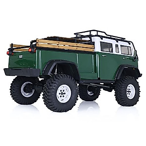 Cross RC JT4 1/10 4WD Off-Road RC Car Crawler Vehicle Differential Lock Function (green-2)